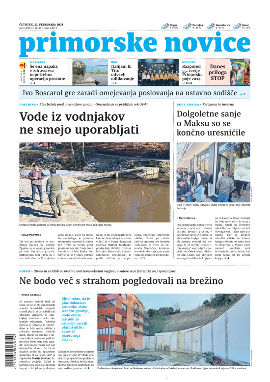Primorske novice - Št. 43