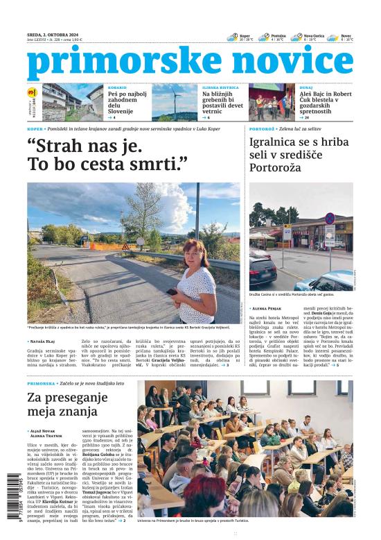 Primorske novice - Št. 228
