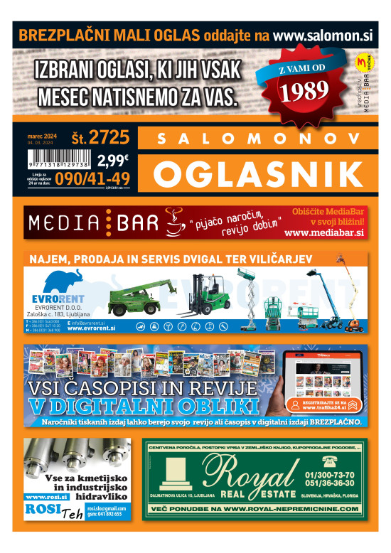 Salomonov oglasnik - Št. 2725